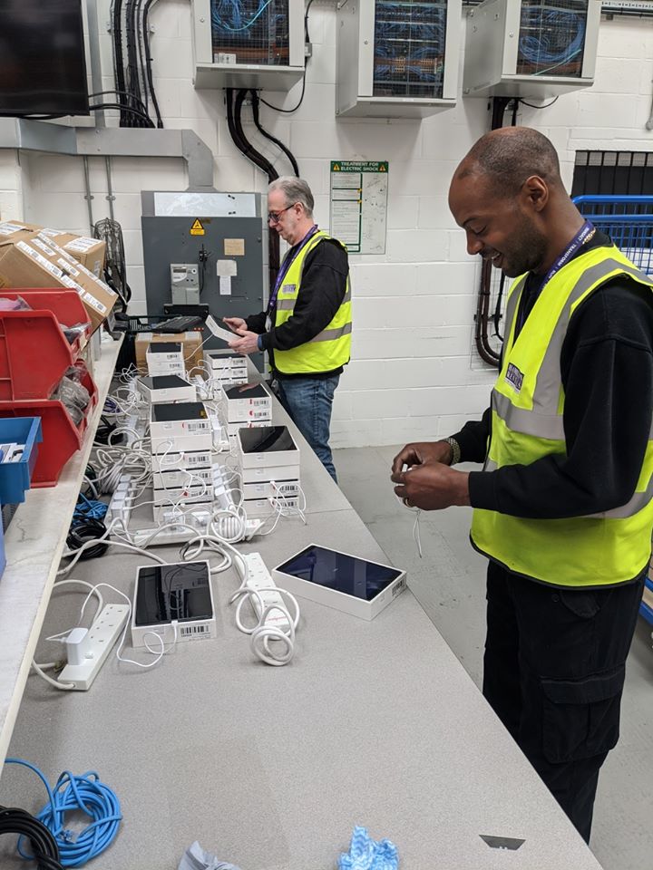 East Kent Freemasons deliver face shields and tablets to staff and ...